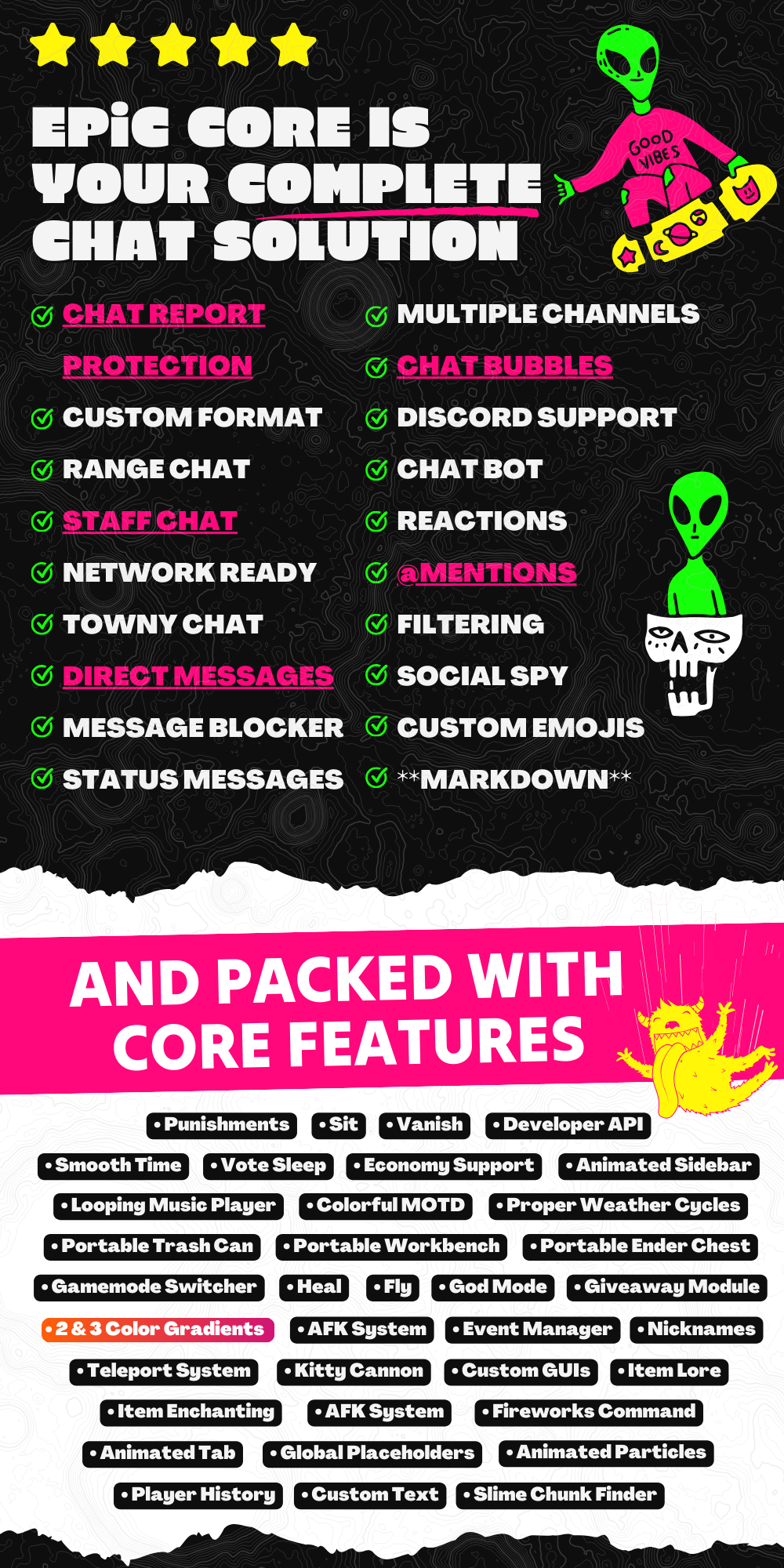 Epic Core Chat Control + Core Essentials | SpigotMC - High Performance ...