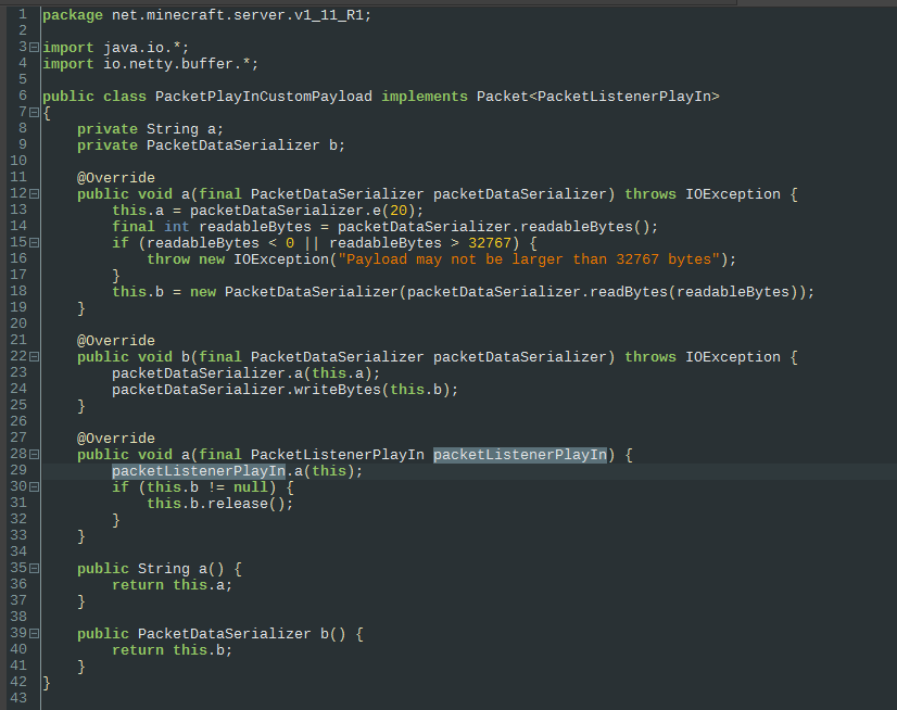 Solved - Using ProtocolLib for Custom Payload Packets | SpigotMC - High ...