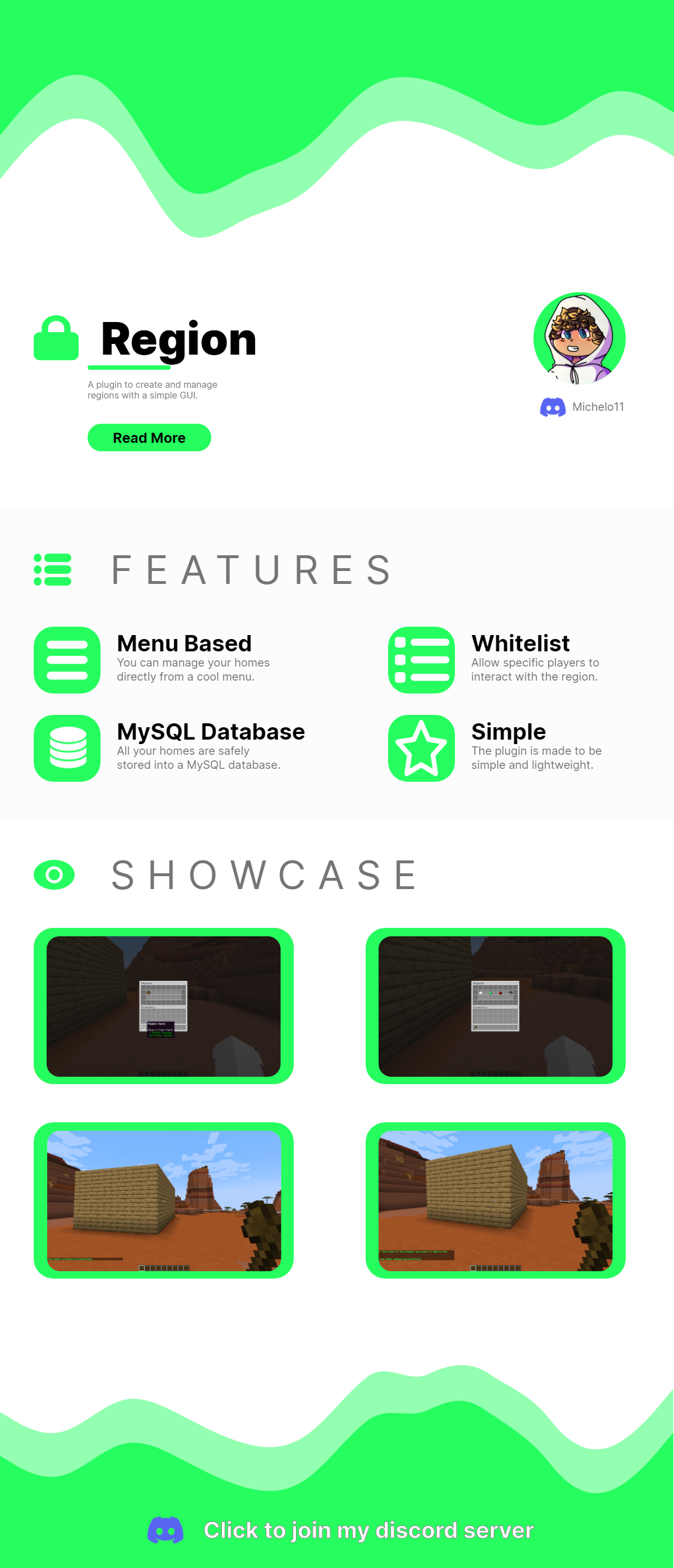 Region | SpigotMC - High Performance Minecraft Community