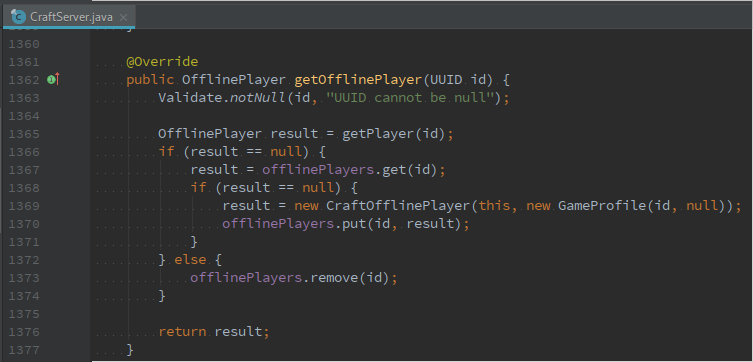 Solved - From UUID to PlayerName | SpigotMC - High Performance Minecraft Community