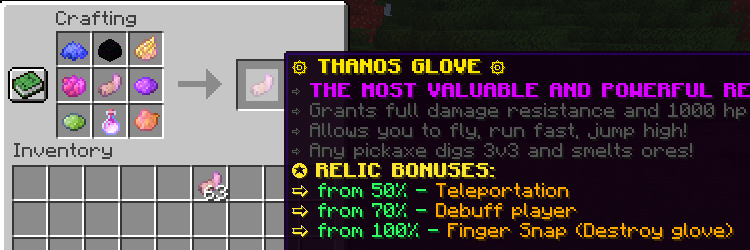 Ultimate Relics Tutorial | SpigotMC - High Performance Minecraft Community