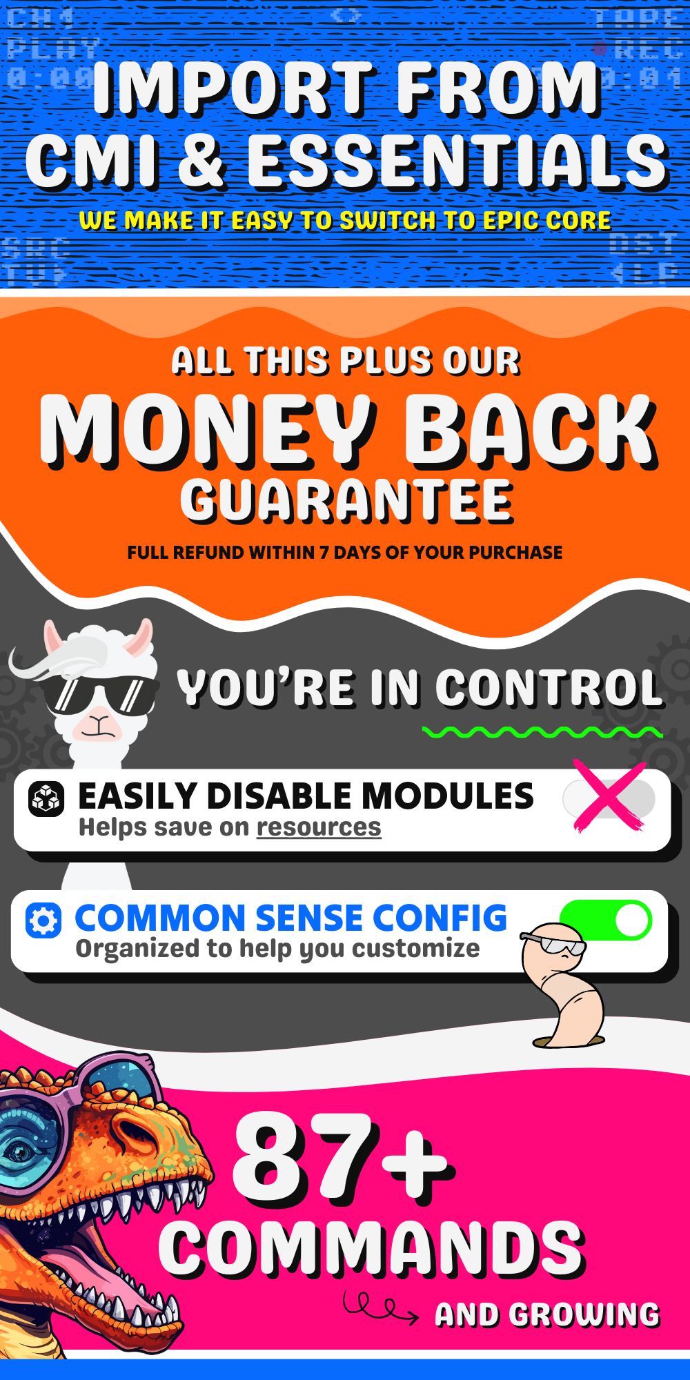 Epic Core Chat Control + Core Essentials | SpigotMC - High Performance ...