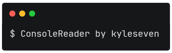 ConsoleReader | SpigotMC - High Performance Minecraft Community