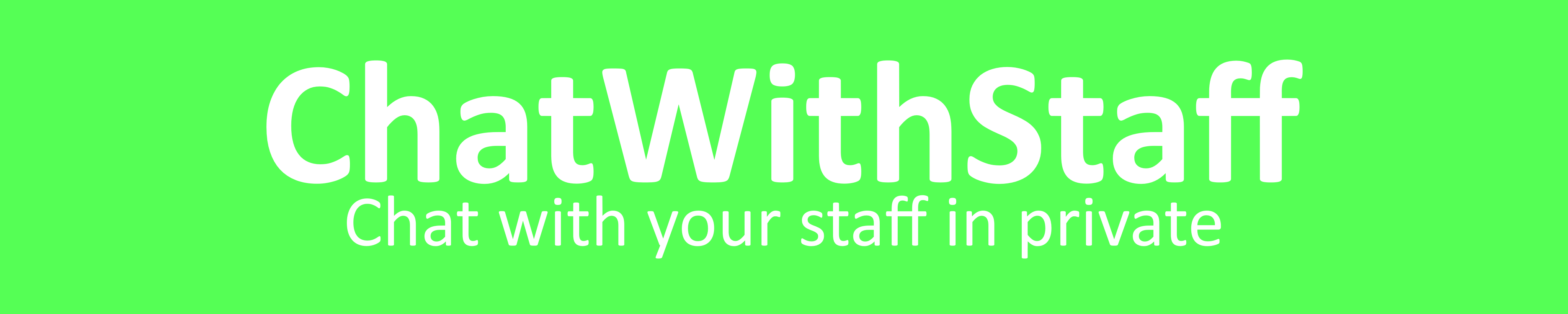 ChatWithStaff - Chat with your staff in private | SpigotMC - High Performance Minecraft Software