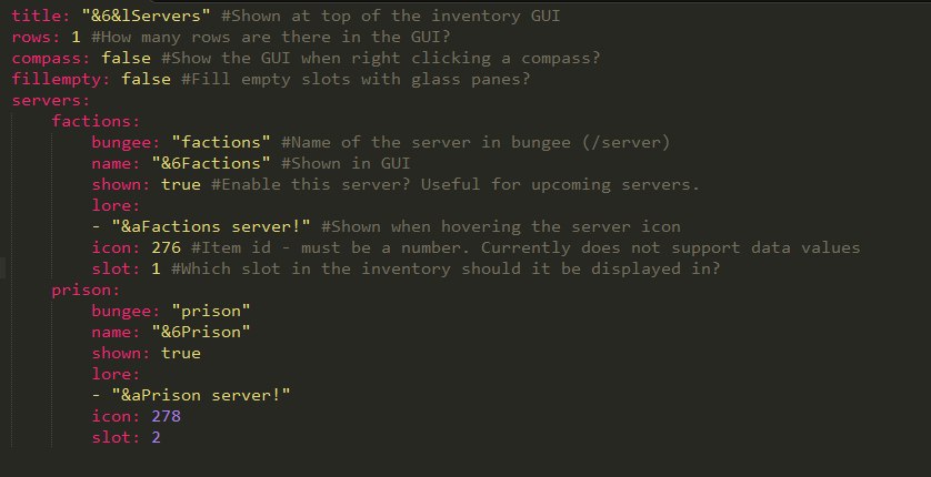BungeeServerSelector | SpigotMC - High Performance Minecraft Community