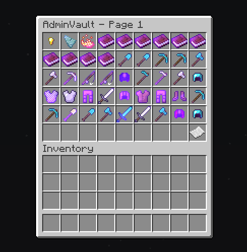 AdminVault | SpigotMC - High Performance Minecraft Software