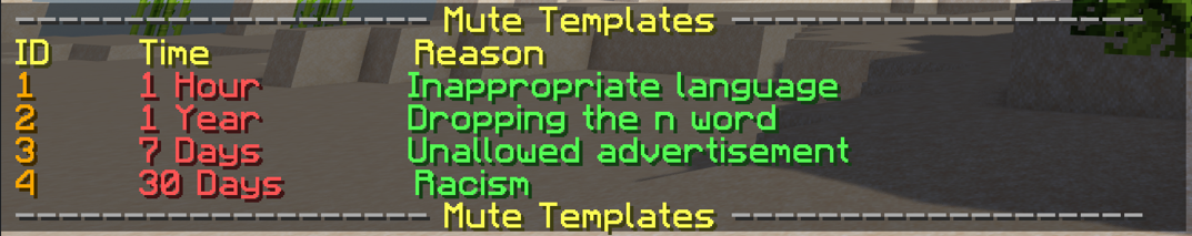 Mute System with Web Admin Panel [1.8 - 1.21] | SpigotMC - High ...