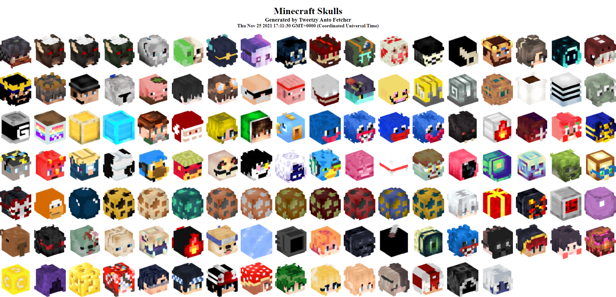 Skulls - The Ultimate Head Database - +110 skulls | SpigotMC - High Performance Minecraft Community