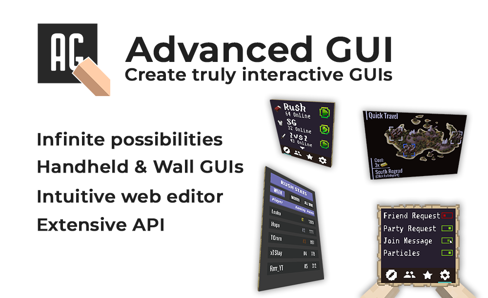 ItemFrame touchscreens | AdvancedGUI | SpigotMC - High Performance ...