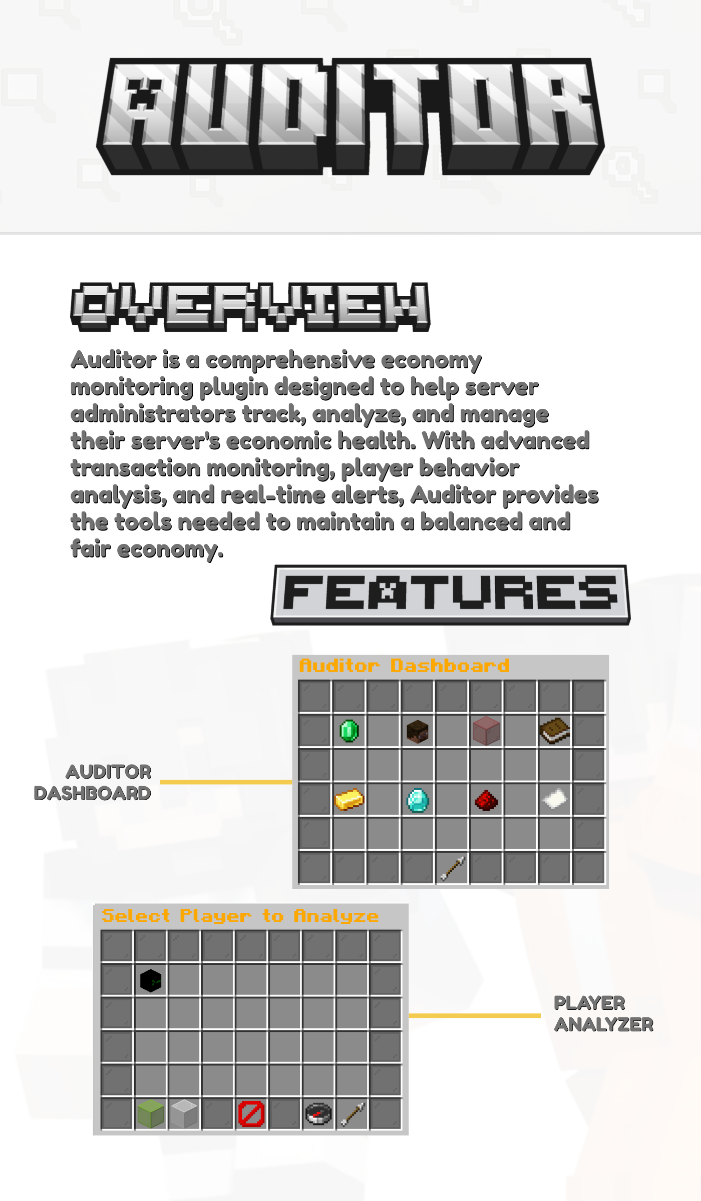 Auditor | SpigotMC - High Performance Minecraft Community