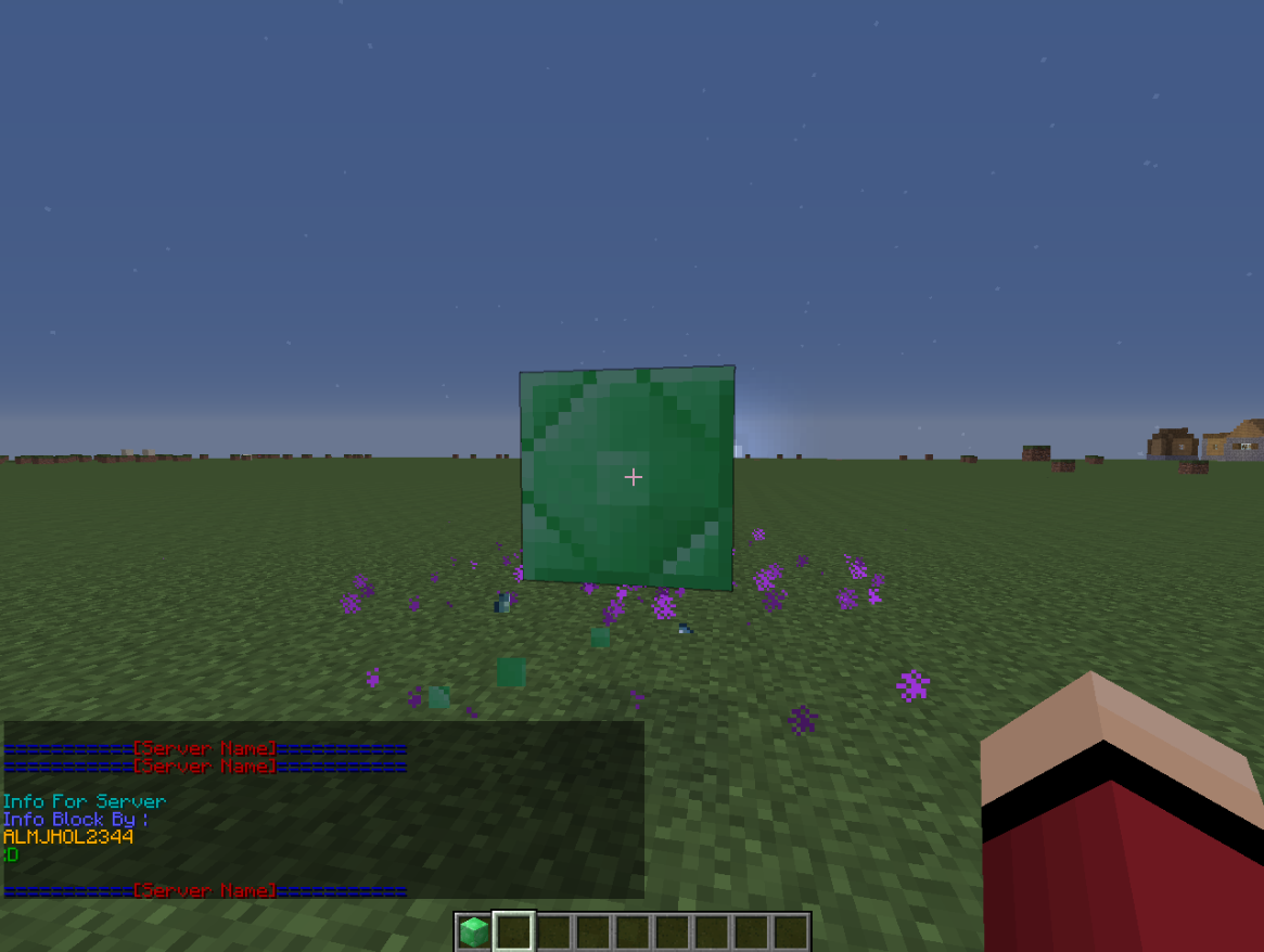 InfoBlock | SpigotMC - High Performance Minecraft Community