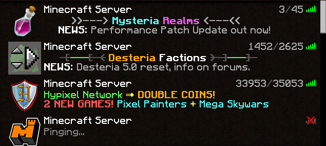 Centering a server MOTD | SpigotMC - High Performance Minecraft Software