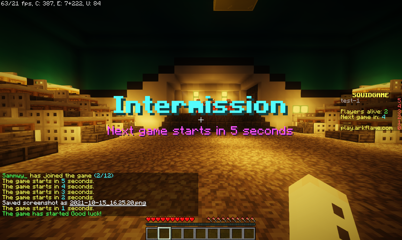 SquidGame | MultiArena & Placeholder API Support (FREE) | SpigotMC ...