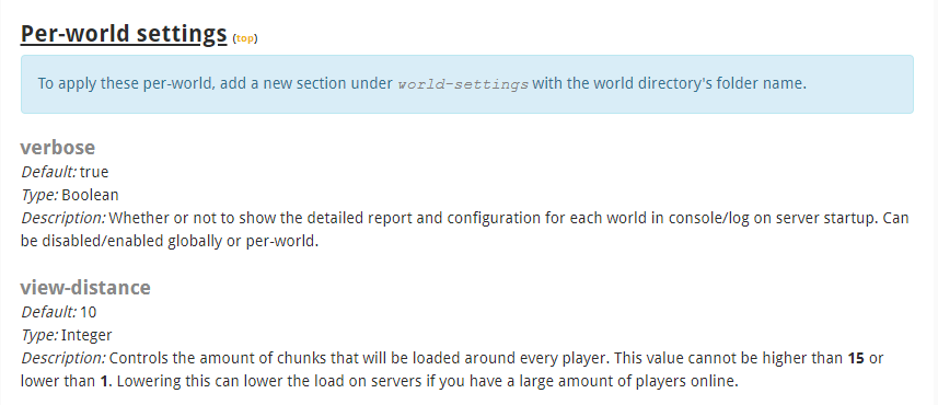 view-distance settings are gone ? | SpigotMC - High Performance ...