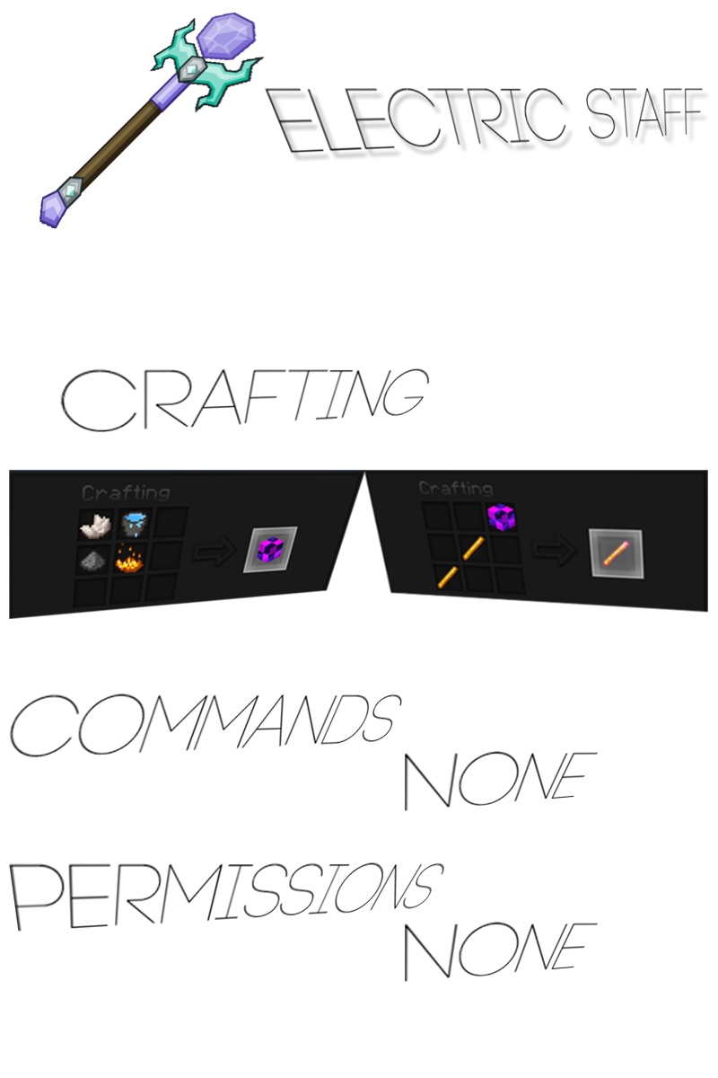 Electric Staff | SpigotMC - High Performance Minecraft Community