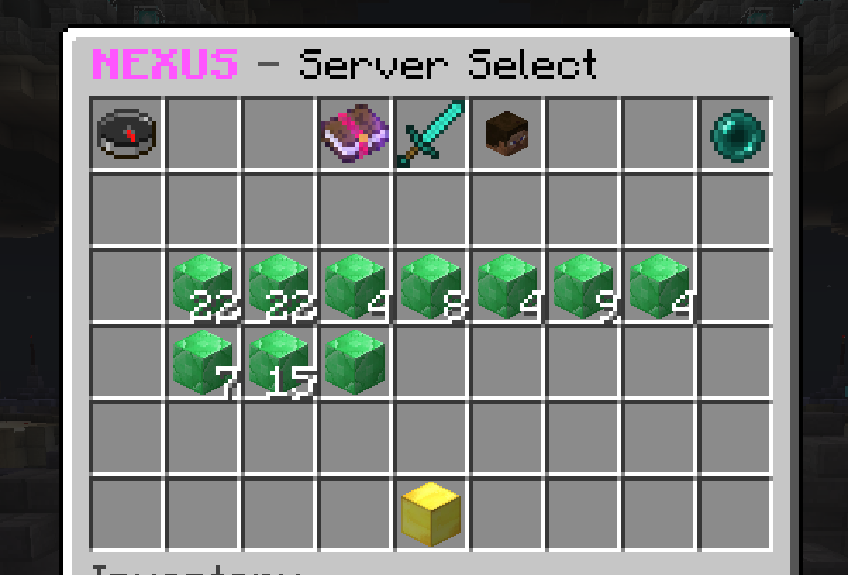 Server Selector - Bungee | SpigotMC - High Performance Minecraft Community