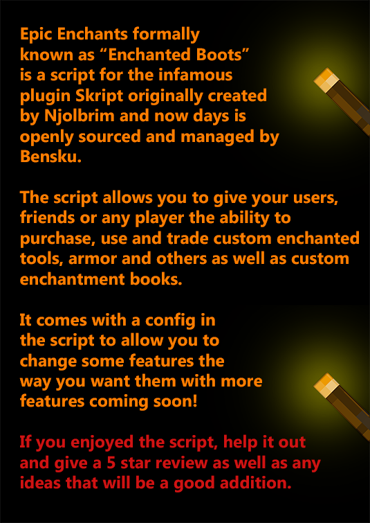 [Skript] Epic Enchants [1.8] | SpigotMC - High Performance Minecraft ...