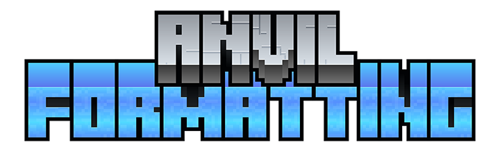 Anvil Formatting (Hex Colors Supported) | SpigotMC - High Performance ...