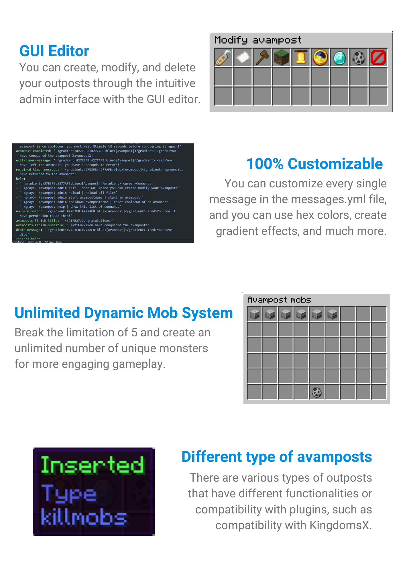 OutpostCommander (Free Version) | SpigotMC - High Performance Minecraft Community