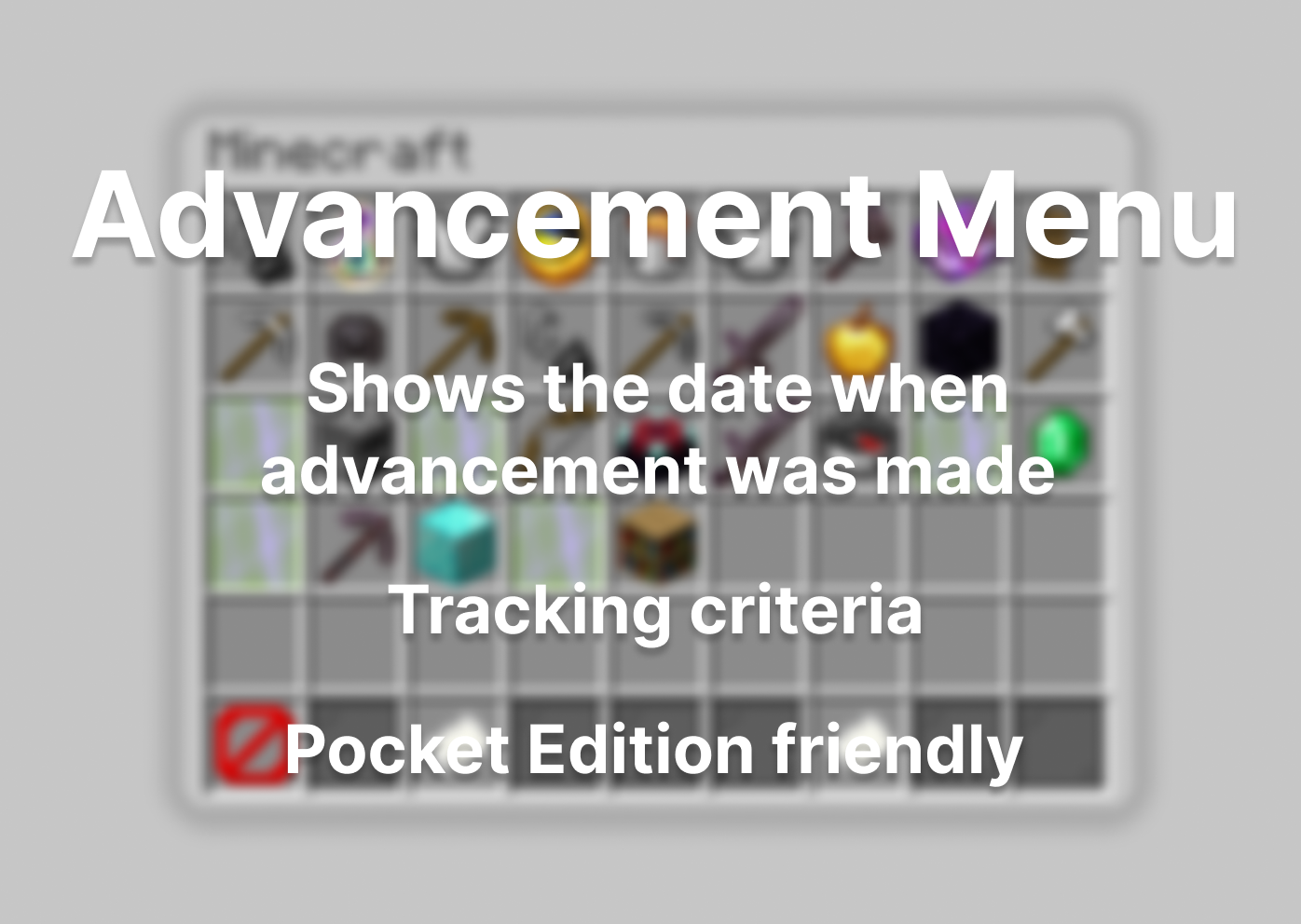 Advancements Menu | SpigotMC - High Performance Minecraft Software