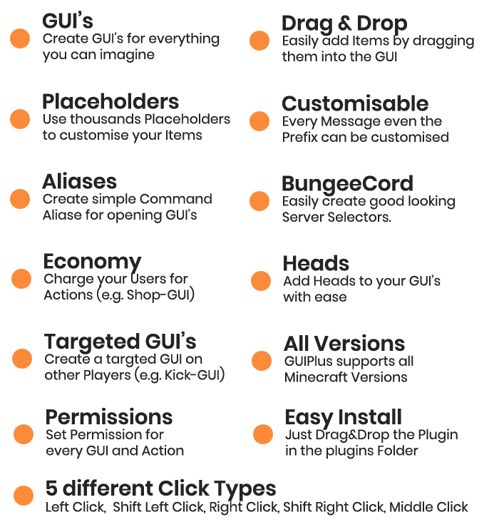 GUIPlus DEMO - Effortlessly create interactive GUI's (In-game GUI Builder) [1.8 - 1.19 ...