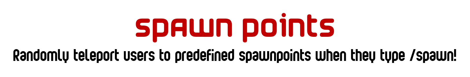 SpawnPoints | SpigotMC - High Performance Minecraft Community