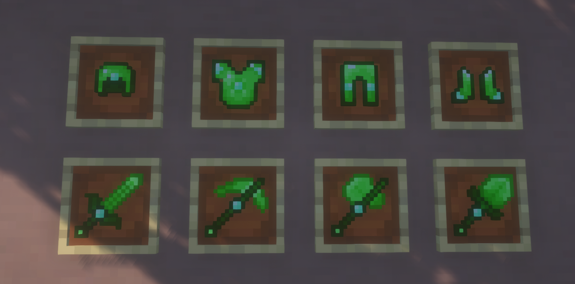 Emerald Set | Tools & Armors [ItemsAdder] [Oraxen] | SpigotMC - High Performance Minecraft Community