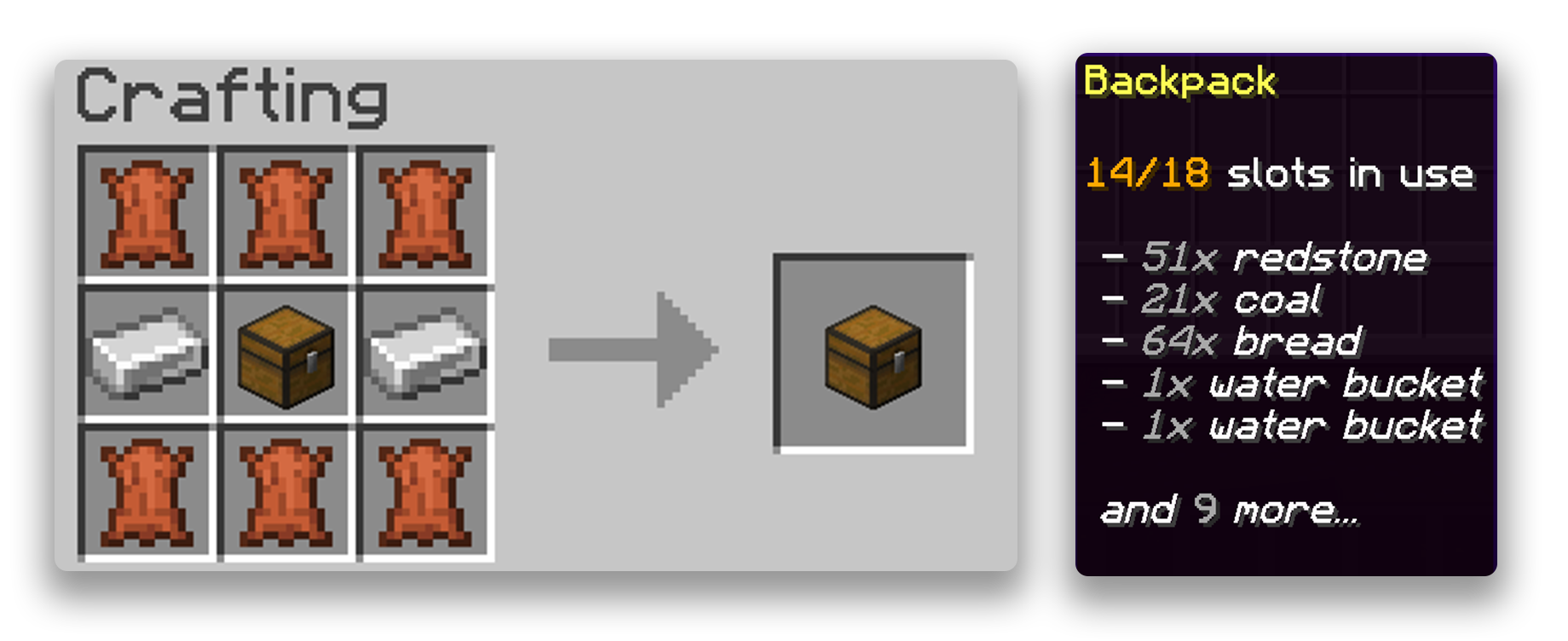 Kix's Simple Backpacks】: Simple & customizable survival-friendly item ...