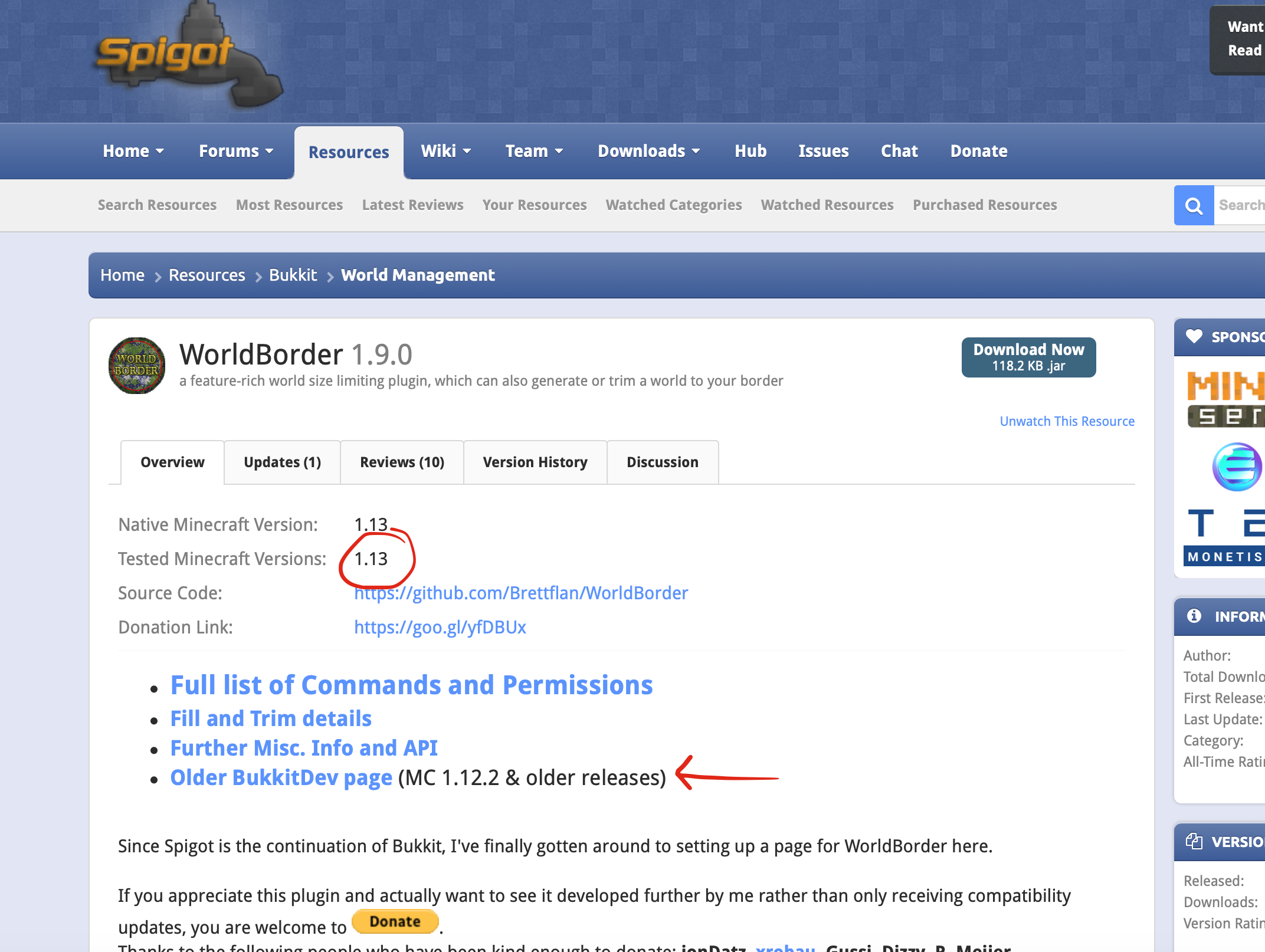 WorldBorder plugin Error | SpigotMC - High Performance Minecraft Community
