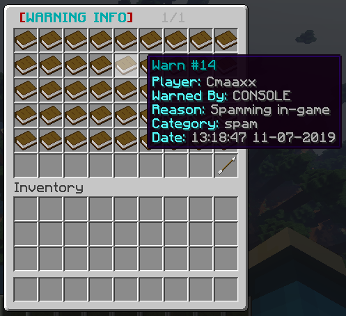 AdvancedWarn - Custom Warning System! | SpigotMC - High Performance ...