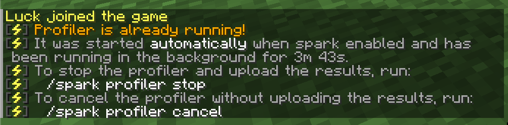 spark - Updates | SpigotMC - High Performance Minecraft Software