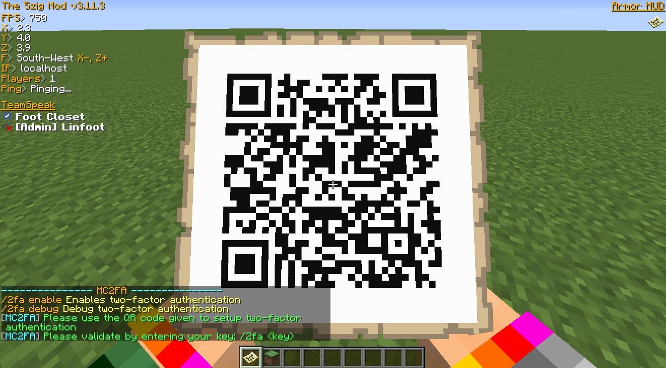 MC2FA - Two Factor Authentication in Minecraft | SpigotMC - High ...