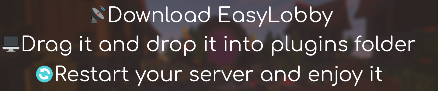 EasyLobby - A simple but efficient lobby | SpigotMC - High Performance ...