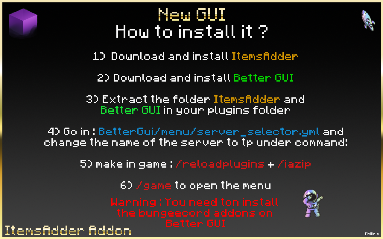 (Out Dated)⭐⭐ New Gui ⭐⭐ ItemsAdder Addon - Server Selector | SpigotMC - High Performance ...