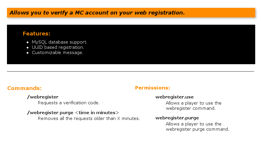 WebVerify | SpigotMC - High Performance Minecraft Community