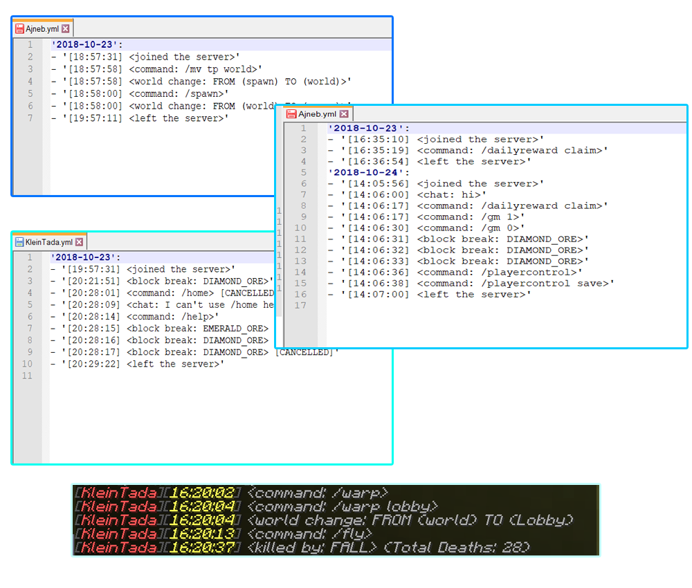 PlayerControl | Save what Players do on your Server | [1.8-1.16 ...