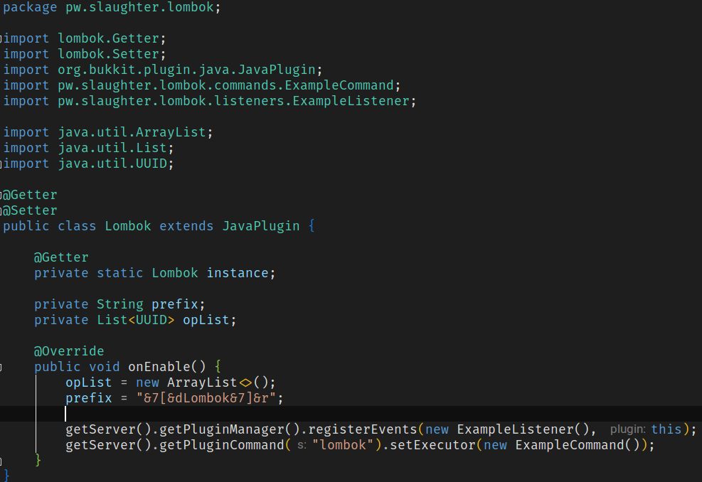 How to use lombok's @Getter and @Setter | SpigotMC - High Performance ...