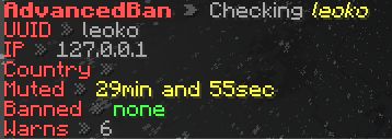 AdvancedBan | SpigotMC - High Performance Minecraft Software