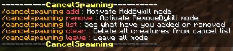 CancelSpawning - Disable spawning of creatures you want ! | SpigotMC ...