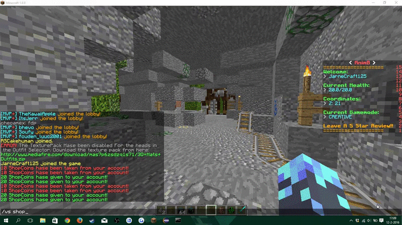 ★Villager Shop | Recoding 25%★ | SpigotMC - High Performance Minecraft ...