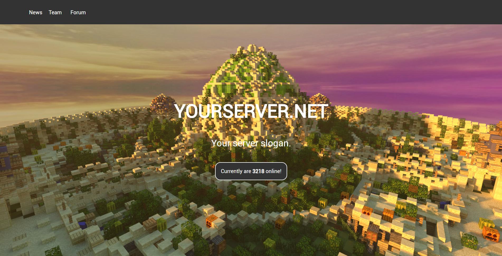 Website Template | SpigotMC - High Performance Minecraft Community