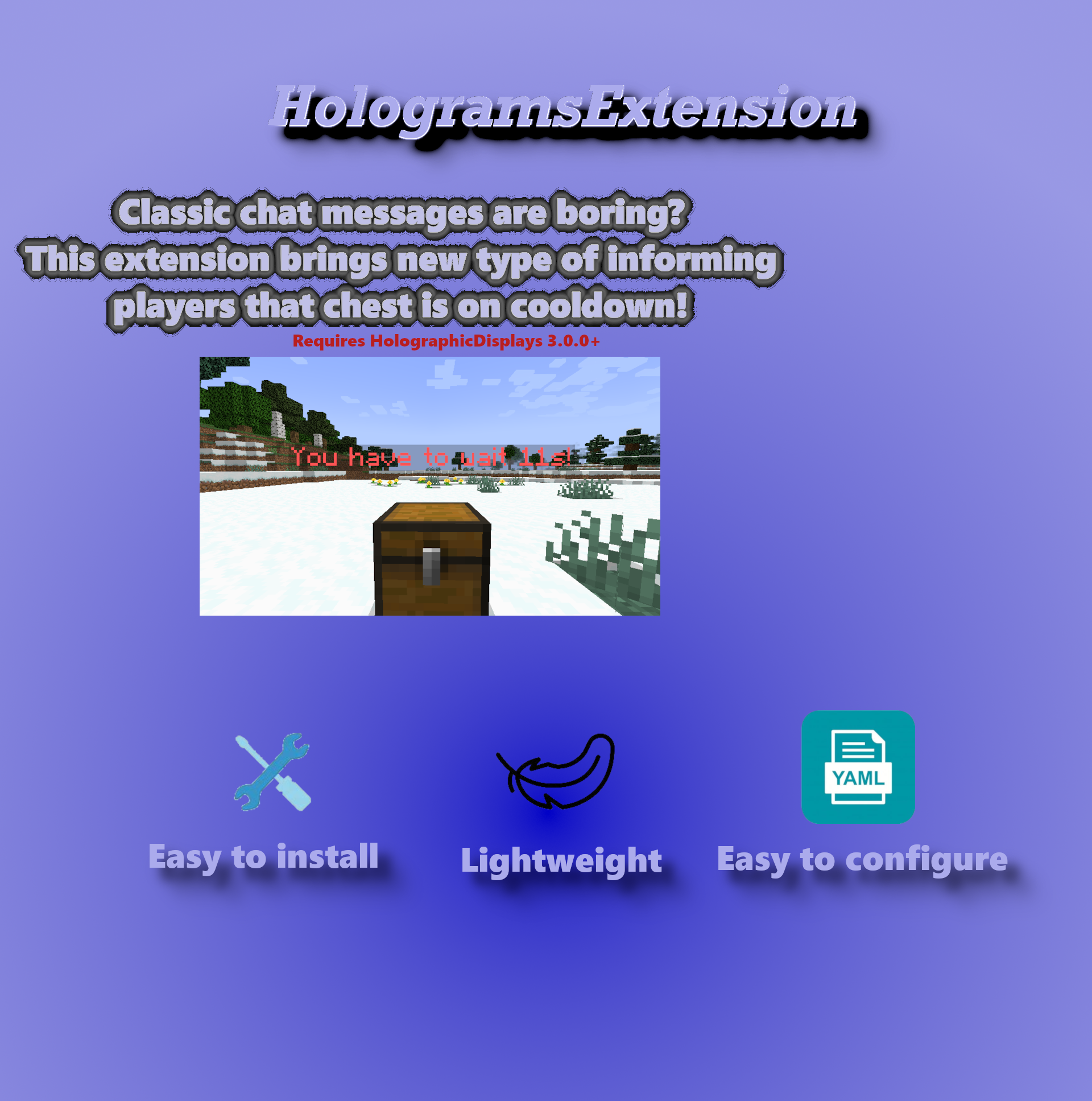 RandomLootChest - HologramsExtension | SpigotMC - High Performance ...