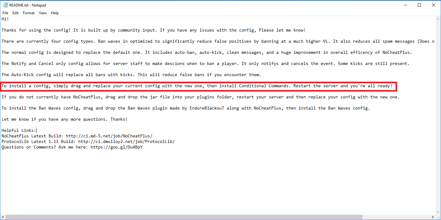 NoCheatPlus Config | Optimized And Free | Page 21 | SpigotMC - High ...