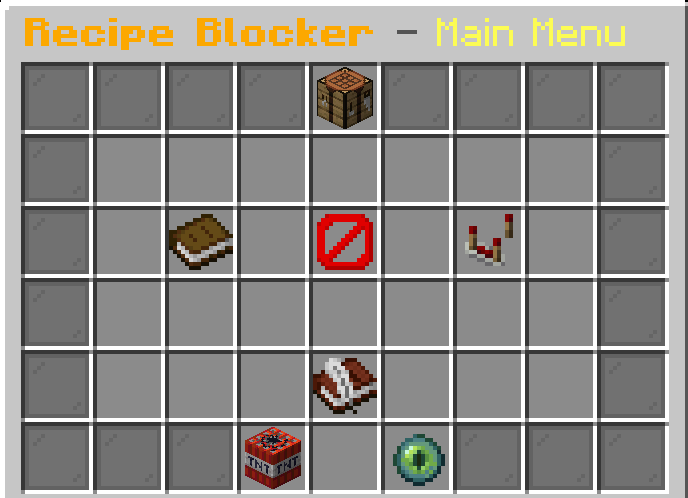RecipeBlocker - Block Crafting Recipes | SpigotMC - High Performance ...