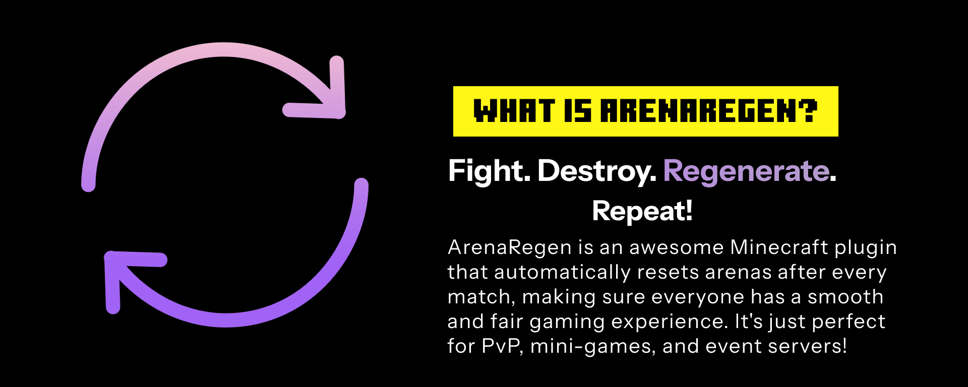 Spigot - | ArenaRegen | Fast Arena Reset | Easy Integration | Custom Regeneration | Optimized ...