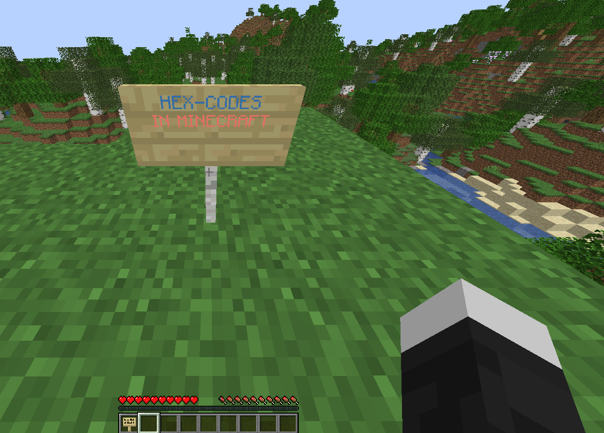 CUSTOM COLORCODES WITH HEX (FOR MESSAGES AND SIGNS) | SpigotMC - High ...