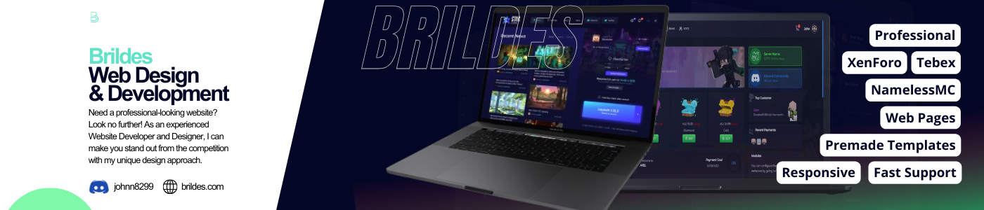 Web - Simple Minecraft Website | Responsive | Easy | SpigotMC - High Performance Minecraft Community