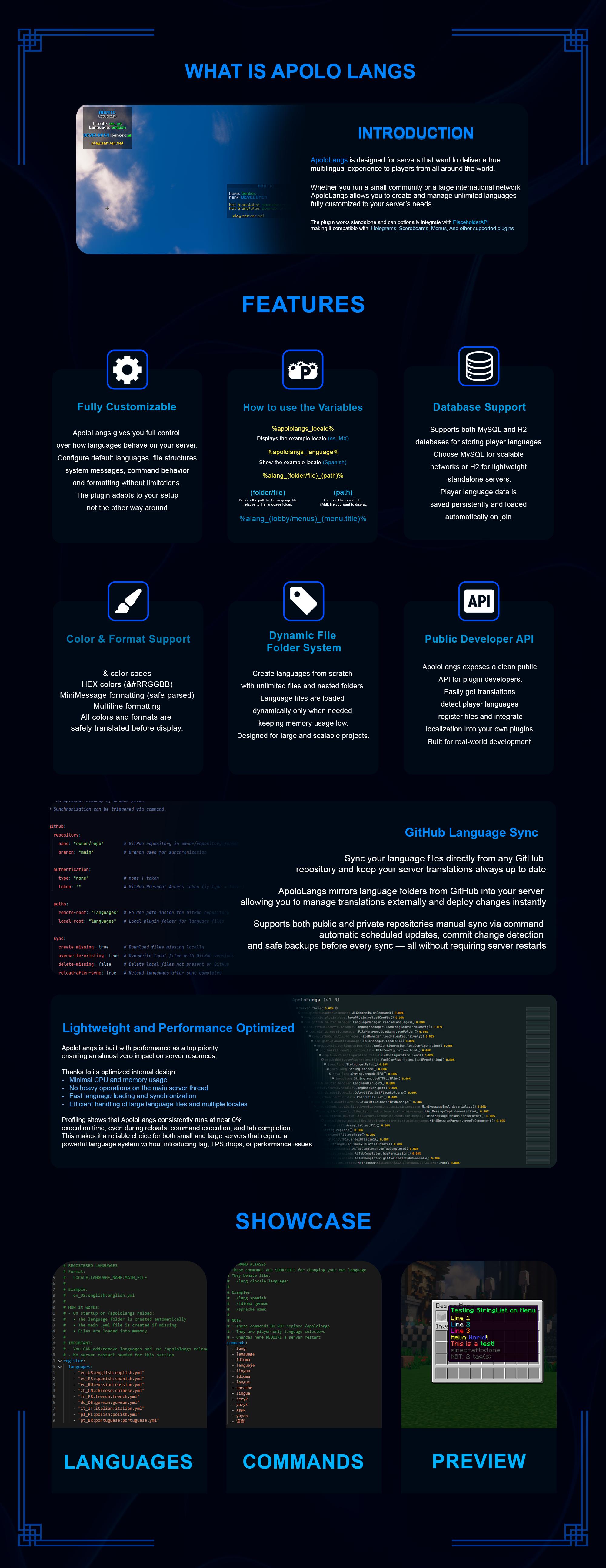 Spigot - ApoloLangs | The Ultimate Multilingual | SpigotMC - High ...