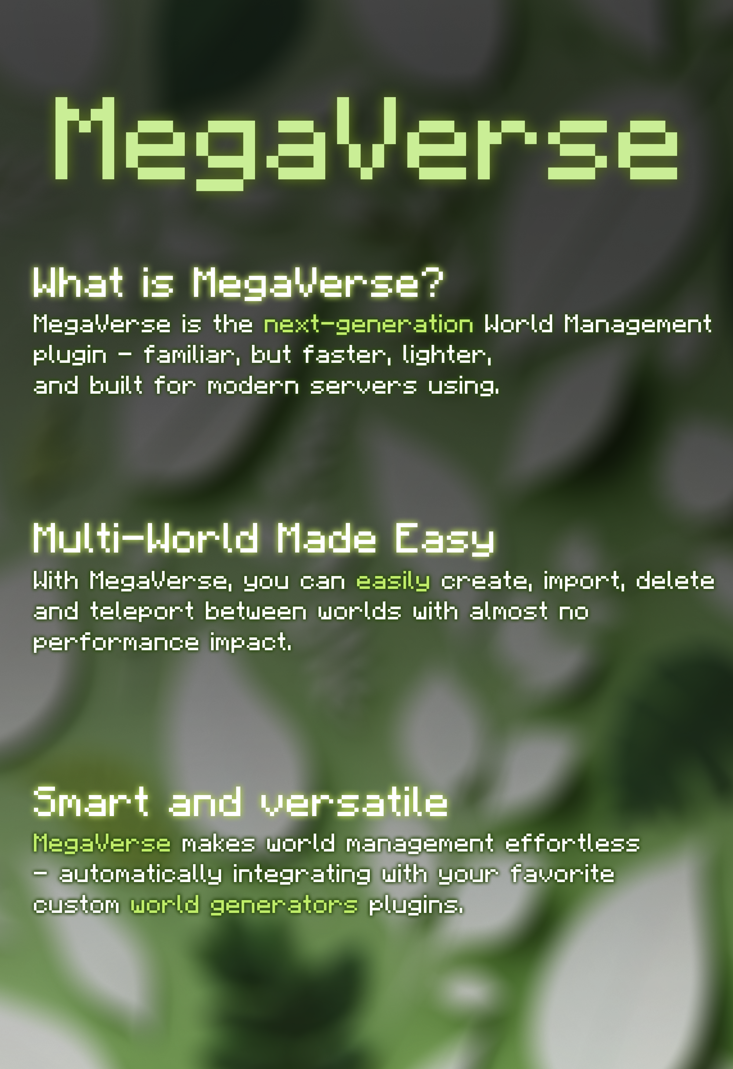 Spigot - MegaVerse - The Ultimate World Manager - World Flags - Custom ...