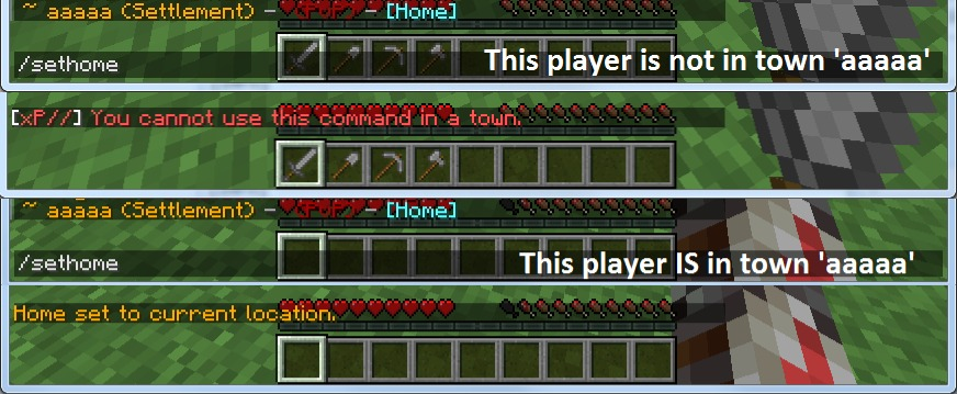 xP// Towny Command Blocker | SpigotMC - High Performance Minecraft Community